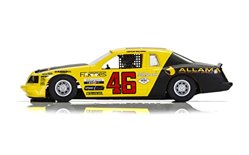 Scalextric Ford Thunderbird 'Allama' #46 1:32 Slot Race Car C4088 Yellow, Black, Red, White