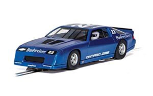 scalextric chevrolet camaro iroc-z blue 1:32 slot race car c4145