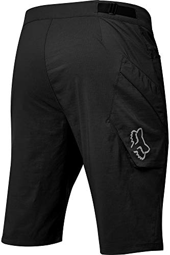 Fox Racing Men's Ranger Utility Shorts, Off-Road BMX Cycling, Adjustable Waist, Removable Liner, Water Repellent, Black, 32