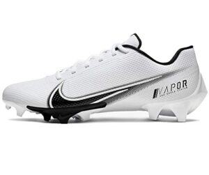 nike vapor edge speed 360 mens football cleat cd0082-100 size 8 white/black