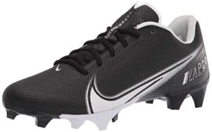 nike vapor edge speed 360 mens football cleat cd0082-001 size 8 black/white