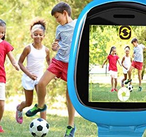 Little Tikes Tobi Robot Smartwatch - Blue with Movable Arms and Legs, Fun Expressions, Sound Effects, Play Games, Track Fitness and Steps, Built-in Cameras for Photo and Video 512 MB | Kids Age 4+