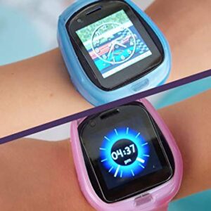 Little Tikes Tobi Robot Smartwatch - Blue with Movable Arms and Legs, Fun Expressions, Sound Effects, Play Games, Track Fitness and Steps, Built-in Cameras for Photo and Video 512 MB | Kids Age 4+