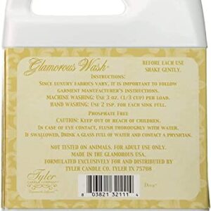 Tyler Glam Wash Laundry Detergent, Diva 907g, Liquid, 32 FL Oz (0.95L) HE Safe