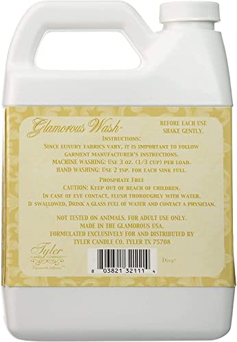 Tyler Glam Wash Laundry Detergent, Diva 907g, Liquid, 32 FL Oz (0.95L) HE Safe