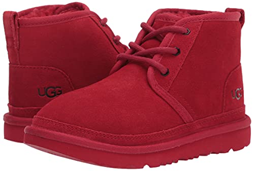 UGG Kids' Neumel Ii Chukka Boot, Samba Red, 5 Big Kid US