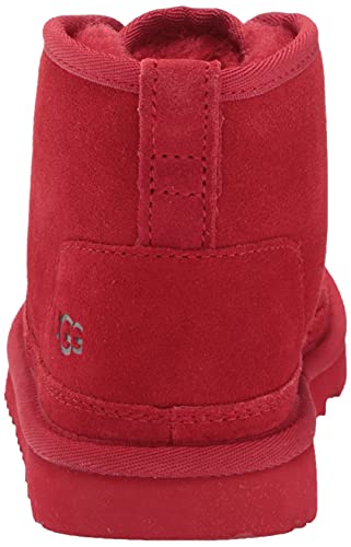 UGG Kids' Neumel Ii Chukka Boot, Samba Red, 5 Big Kid US