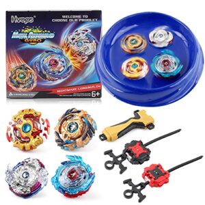 bey battling top burst | burst evolution combination series 4d | set of 4 fighter gyroscope 4d fusion model | 2 launcher and 1 beystadium