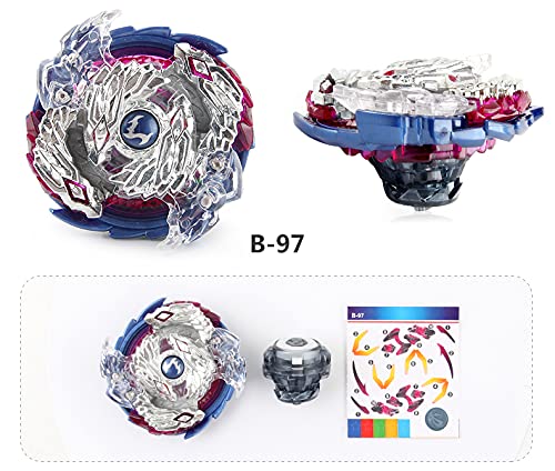 Bey Battling Top Burst | Burst Evolution Combination Series 4D | Set of 4 Fighter Gyroscope 4D Fusion Model | 2 Launcher and 1 beystadium