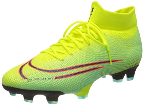 Nike Superfly 7 Pro MDS Fg, Unisex Adult's Football Soccer Shoe, Lemon Venom/Black-Aurora Green, 9 UK (44 EU)