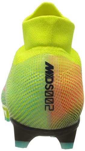 Nike Superfly 7 Pro MDS Fg, Unisex Adult's Football Soccer Shoe, Lemon Venom/Black-Aurora Green, 9 UK (44 EU)