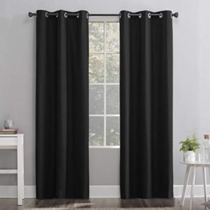 sun zero cyrus thermal 100% blackout grommet curtain single panel