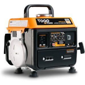 togopower portable generator, 1000w gasoline powered generator for backup home use camping outdoors, carb