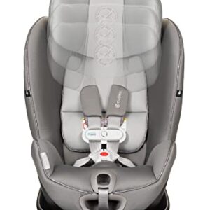 CYBEX Sirona S with SensorSafe, Convertible Car Seat, 360° Rotating Seat, Rear-Facing or Forward-Facing Car Seat, Easy Installation, SensorSafe Chest Clip, Instant Safety Alerts, Manhattan Grey