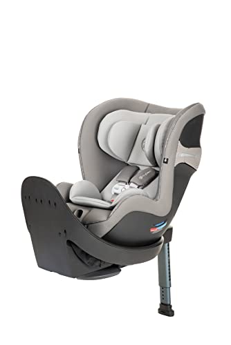 CYBEX Sirona S with SensorSafe, Convertible Car Seat, 360° Rotating Seat, Rear-Facing or Forward-Facing Car Seat, Easy Installation, SensorSafe Chest Clip, Instant Safety Alerts, Manhattan Grey