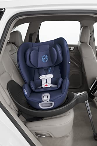 CYBEX Sirona S with SensorSafe, Convertible Car Seat, 360° Rotating Seat, Rear-Facing or Forward-Facing Car Seat, Easy Installation, SensorSafe Chest Clip, Instant Safety Alerts, Manhattan Grey