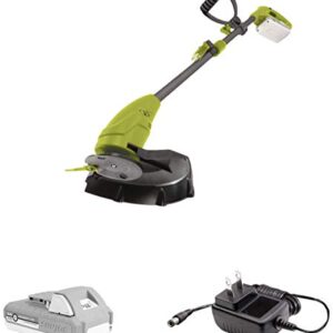 Sun Joe 24V-GT10-LTE 24-Volt IONMAX 10-inch Cordless Lightweight Stringless Grass Trimmer, Kit (w/ 2.0-Ah Battery + Charger)