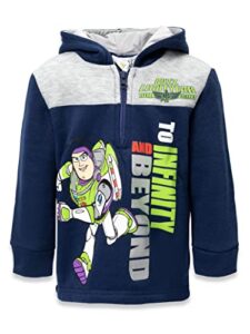 disney pixar toy story buzz lightyear toddler boys half zip hoodie 3t