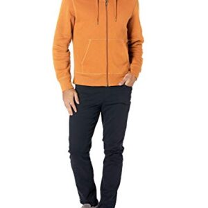 Amazon Essentials Men's Full-Zip Hooded Fleece Sweatshirt (Available in Big & Tall), Nutmeg, Large