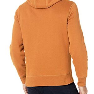 Amazon Essentials Men's Full-Zip Hooded Fleece Sweatshirt (Available in Big & Tall), Nutmeg, Large