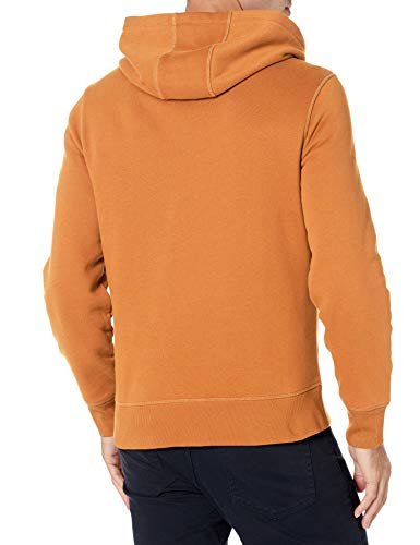 Amazon Essentials Men's Full-Zip Hooded Fleece Sweatshirt (Available in Big & Tall), Nutmeg, Large