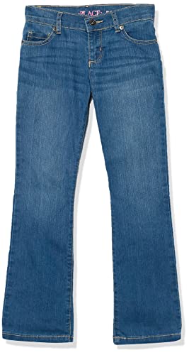 The Children's Place girls Basic Bootcut Jeans, Md Lara Wash Single, 14 Slim US