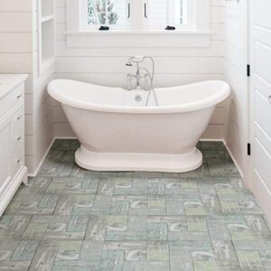 FloorPops FP3290 Boardwalk Peel & Stick Floor Tiles, Grey