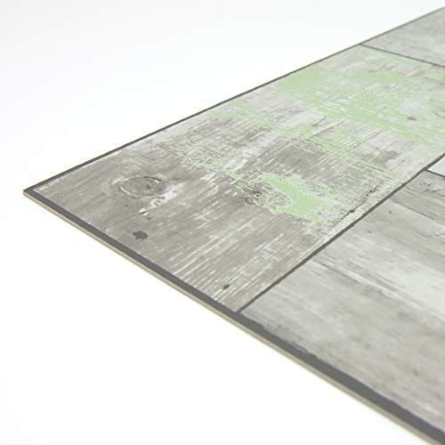 FloorPops FP3290 Boardwalk Peel & Stick Floor Tiles, Grey