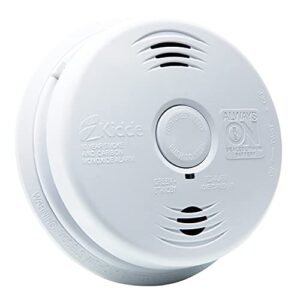 Kidde Hardwired Smoke & Carbon Monoxide Detector, 10-Year Battery Backup, Voice Alerts