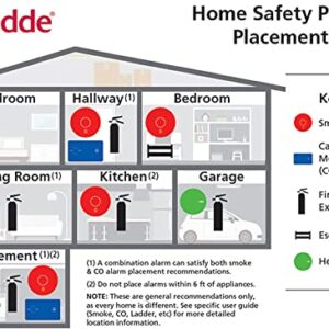 Kidde Hardwired Smoke & Carbon Monoxide Detector, 10-Year Battery Backup, Voice Alerts