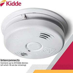 Kidde Hardwired Smoke & Carbon Monoxide Detector, 10-Year Battery Backup, Voice Alerts