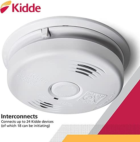 Kidde Hardwired Smoke & Carbon Monoxide Detector, 10-Year Battery Backup, Voice Alerts