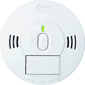 kidde smoke & carbon monoxide detector, hardwired interconnect, combination smoke & co alarm with battery backup, voice alerts