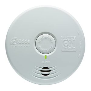 Kidde Smoke Detector, 10-Year Battery, Photoelectric Sensor Smoke Alarm