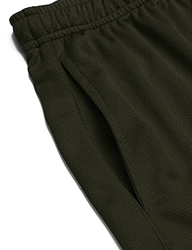 COOFANDY Men's 3 Pack Gym Workout Shorts Mesh Weightlifting Squatting Pants Training Bodybuilding Jogger with Pocket,Black/Army Green/Navy Blue,Medium