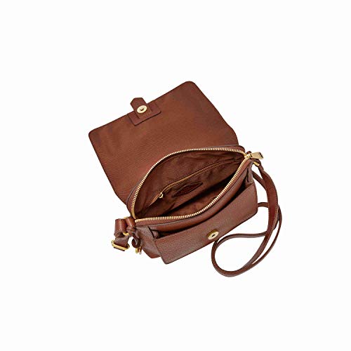 Fossil Kinley Small Crossbody Brown 2 One Size