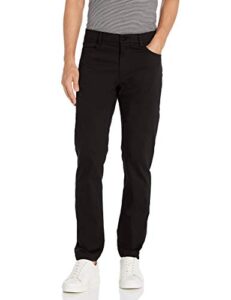 van heusen men's slim fit flex super soft tech pant, black, 30w x 32l