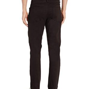 Van Heusen Men's Slim Fit Flex Super Soft Tech Pant, Black, 30W x 32L