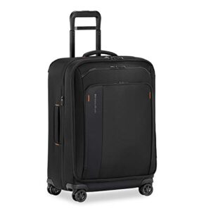 briggs & riley zdx luggage, black, checked-medium 26-inch