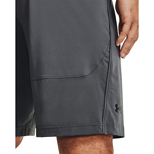 Under Armour Men's Raid 2.0 Gym Shorts, Pitch Gray (012)/Black, Large