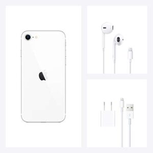 New Simple Mobile Prepaid - Apple iPhone SE (128GB) - White [Locked to Carrier - Simple Mobile]