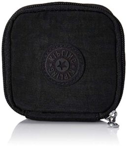 kipling women's joyful jewlery case, black noir, 3.66" l x 3.54" h x 2" d