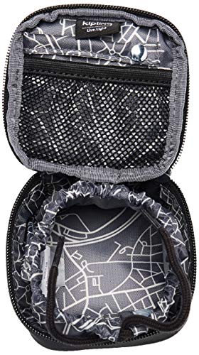 Kipling Women's Joyful Jewlery Case, Black Noir, 3.66" L X 3.54" H X 2" D