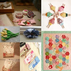 Mililanyo 200pcs 10cm x 10cm Assorted Pre-Cut Floral Cotton Fabric Bundle Squares Patchwork Fabric Sets for DIY Crafts Sewing