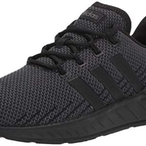 adidas Men's Questar Flow Nxt Running Shoe, Black/Black/Grey, 10.5