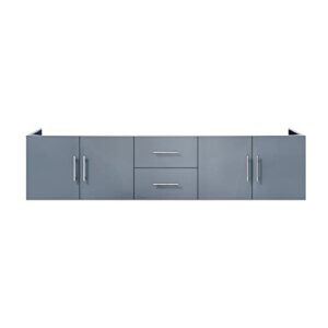 lexora geneva 80 in. w x 22 in. d dark grey double bath vanity