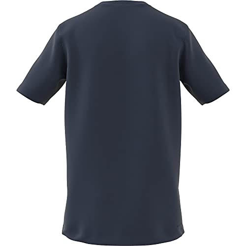 adidas mens FR Tee Crew Navy/Black Large