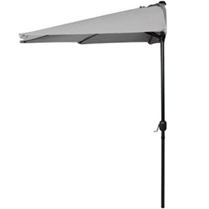 abccanopy patio half umbrellas 11ft (light gray)