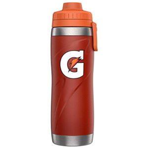 gatorade stainless steel sport bottle, 26oz, double-wall insulation