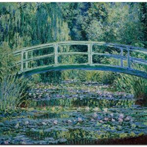 DIY Kits for Adults Monet's Impressionist Painting Water Lily and Nihonbashi DIY Painting Paint by Numbers Kits On Canvas